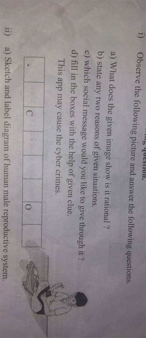 observe the following picture and answer the following questions filo