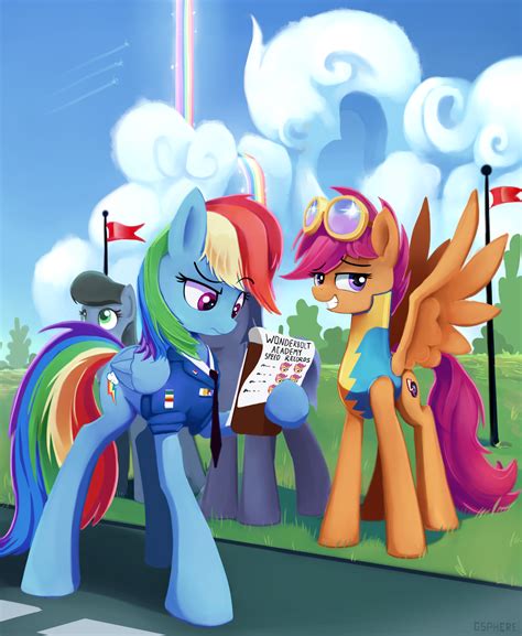 The Later Years Where Dashie Is The New Captain Of The WonderBolts