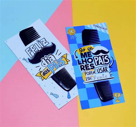 Cartão Pente de Bolso Dia dos Pais Elo Produtos Especiais