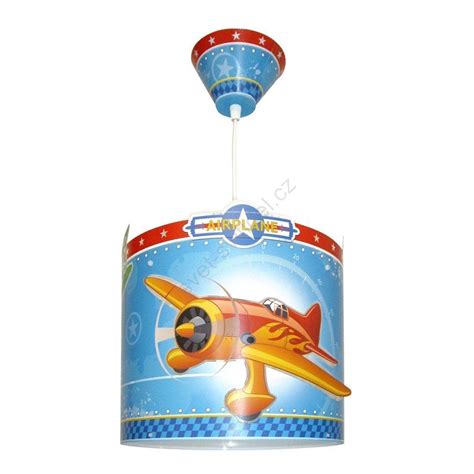 Dětský Lustr Letadla 1xe2760w Svět Svítidel