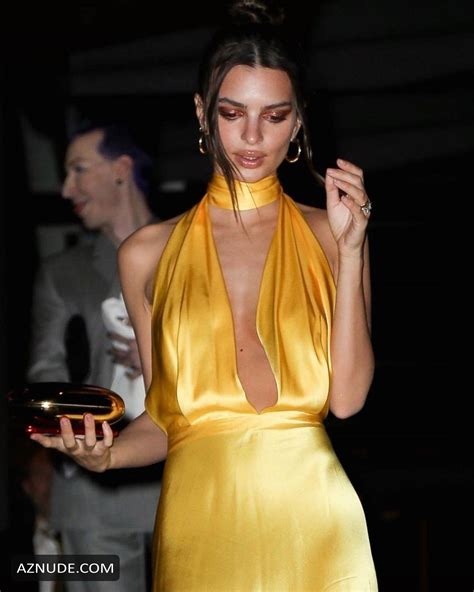 Emily Ratajkowski Sexy At Marc Jacobs And Char Defrancescos Wedding