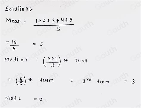 Solved Arning Task 2 Calculate The Mean Median And Moc 1 1 2 3 4