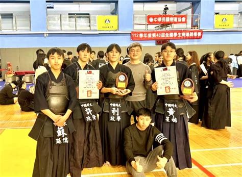 推動全校品格教育與運動風氣有成 中國科大劍道隊榮獲全國學生劍道錦標賽團體得分賽冠軍