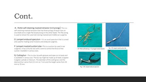 Instruments Used In Ear Surgeries 1 Pptx