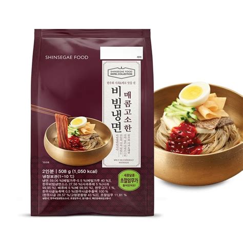 호텔컬렉션 매콤고소한 비빔냉면 508g 총 2인분 홈플러스 택배배송