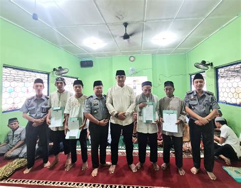 Warga Binaan Rutan Baturaja Terima Remisi Khusus Idul Fitri 1445 H