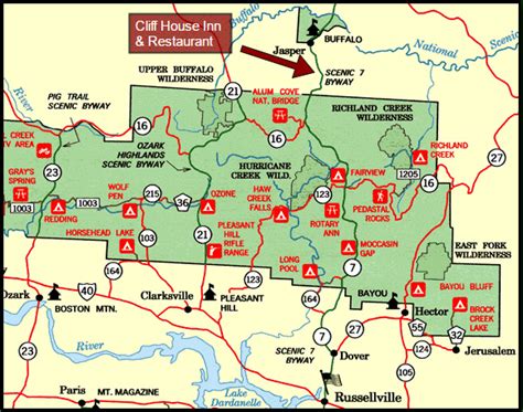 Mapa Da Cordilheira Ozark