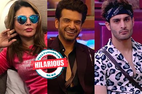 Hilarious Rakhi Sawant Disciplines Karan Kundrra And Umar Riaz With A