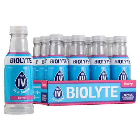 Biolyte Berry Case The Iv In A Bottle 16 Fl Oz Delivery Or Pickup