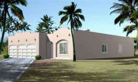 Adobe Southwestern Style House Plan 4 Beds 2 Baths 2213 Sqft Plan