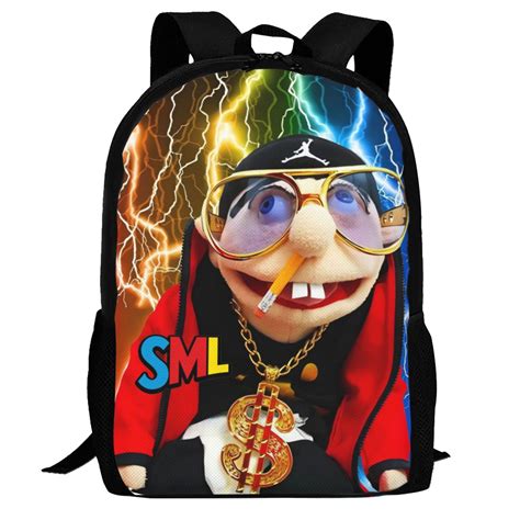 Sml Jeffy Backpack3d Print Laptop Backpack Lightweight Casual Daypack