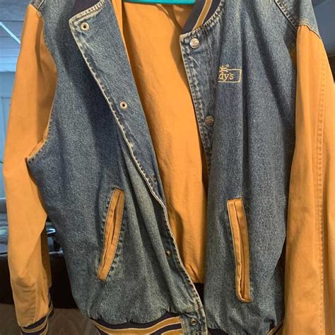 Vintage Embroidered Varsity Jacket Flag Gem