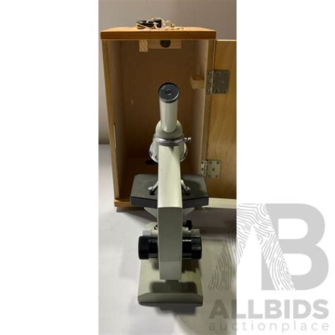 Vintage Ussr Soviet Russian Microscope Lot 1413546 Allbids