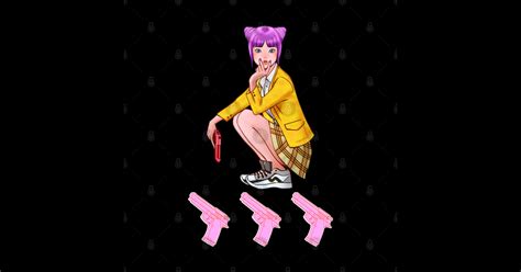 Kawaii Gun Girl Kawaii Gun Girl Posters And Art Prints Teepublic