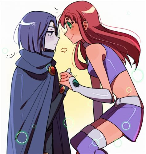 Raven And Starfire Dc Comics And 1 More Drawn By Huyandere Danbooru