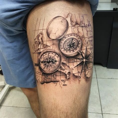 75 Amazing Compass Tattoo Designs Mens Craze