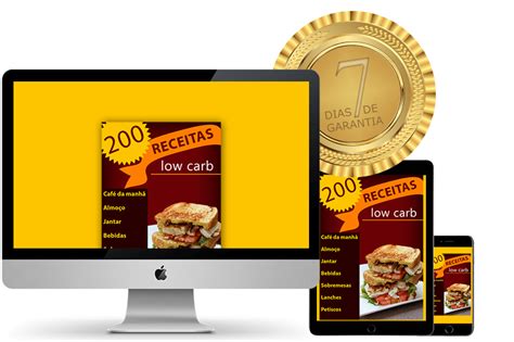 200 Receitas Low Carb Emagreça Sem Passar Fome Confira
