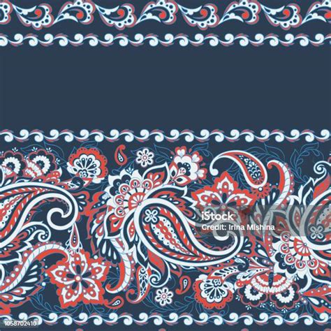 인도 바 틱 스타일에서 완벽 한 페이 즐 리 패턴입니다 꽃 벡터 일러스트 레이 션 0명에 대한 스톡 벡터 아트 및 기타 이미지 0명 꽃 식물 꽃무늬 Istock