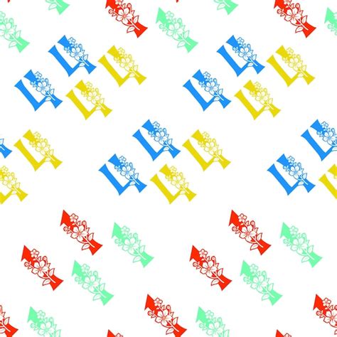 Premium Vector Seamless Pattern Numbers Numbering Pattern