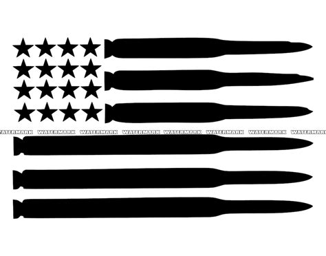 Bullet Flag Svg 3 Bullet Flag Cut File Bullet Flag Dxf Bullet Flag