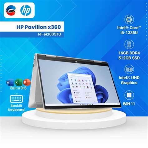 Promo Hp Laptop Pavilion X Ek Tu Intel Core I Gb Gb N Pa Diskon Di