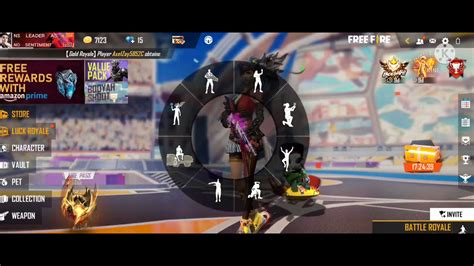 Free Fire M10 Max Level Mass Emote Youtube