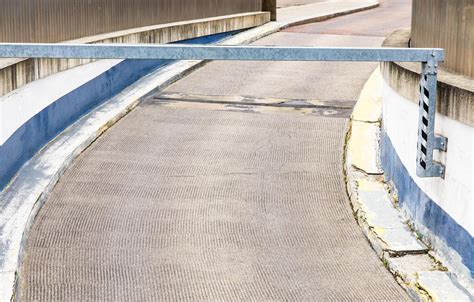 Street Exit Road Barrier Safety Gate Restricted Access Sign Urban Scene Parking Garage