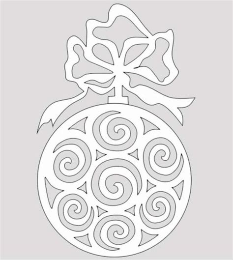 Витинанки на Новий 2021 рік Бика на вікна шаблони витинанок формату А4