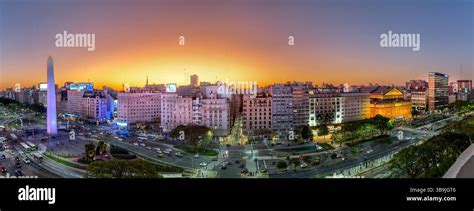 Panoramic Evening Cityscape Of The San Nicolas District In Downtown