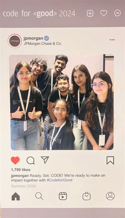 Meghana Jagadish On Linkedin Hackathon Techforgood Teamwork Innovation Codeforgood Jpmc