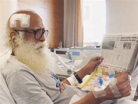 On The Road To Jaggi Vasudev Shares New Video From Hospital India News
