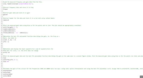 Solved First Column Of Data Is The Frequency In Rad S And Chegg