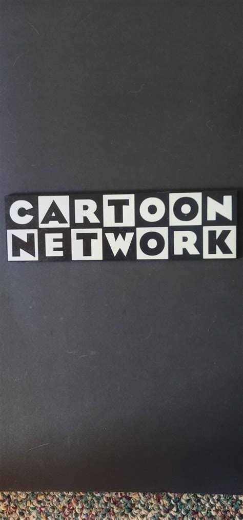 Classic Cartoon Network Logo Fridge Magnet Blank Etsy