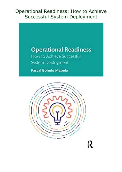 Download⚡️pdf ️ Operational Readiness How To Achieve Successful