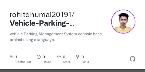 Github Rohitdhumal Vehicle Parking Management System Vehicle Parking Management System