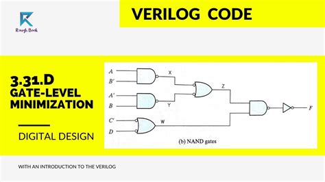 Write A Verilog Gate Level Description Of The Circuit Shown Below 3