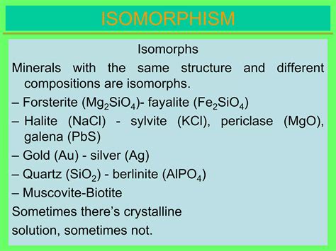 Isomorphism And Polymorphismppt