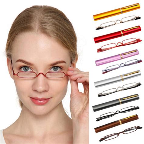 Slim Mini Reading Glasses Pocket Retro Readers With Case 10 15 20 2