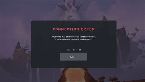 How To Troubleshoot Valorant Error 68
