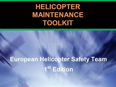 Helicopter Maintenance Toolkit Vast