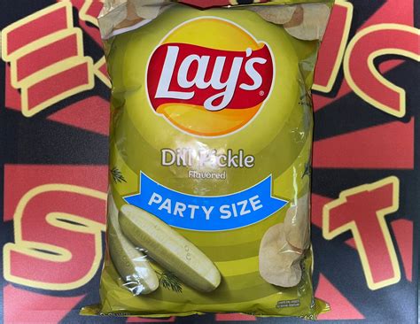 Lays Dill Pickle Flavor Party Size Exotic Spot 99