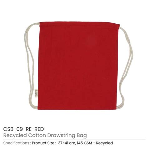 Recycled Cotton Drawstring Bags Magic Trading Company MTC