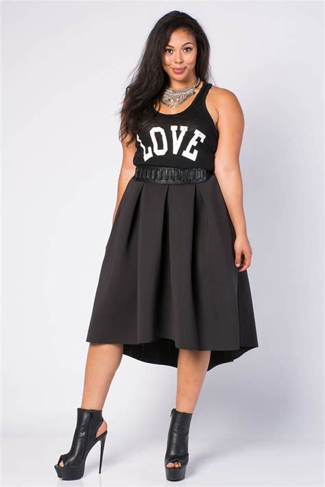 5 Ways To Wear A Plus Size A Line Skirt That You Will Love Page 2 Of