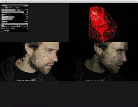 Test With Feature Detection And Delaunay Triangulation To Create A Surface Reconstruction Of A