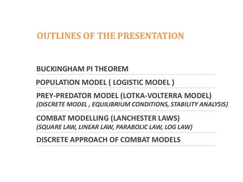 Introduction To Mathematical Modelling