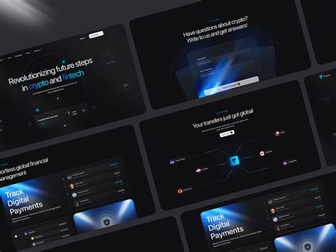 Crypto Website Landing Page Behance