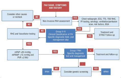 Diagnostic Algorithm And Different Tests Recommended For Pulmonary