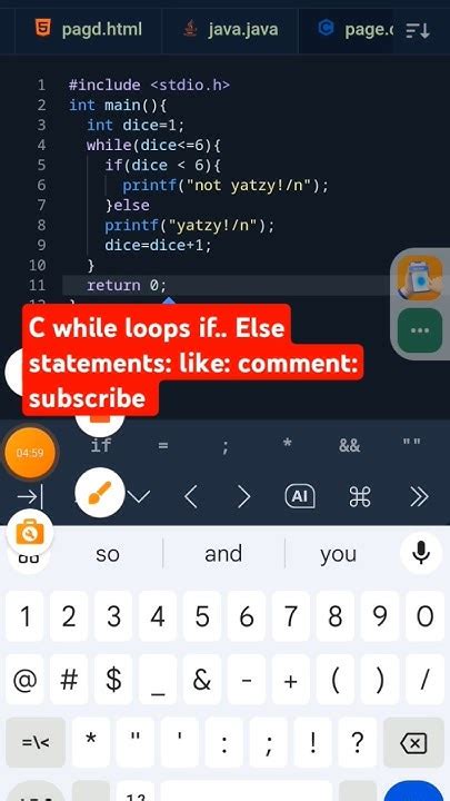 C While Loops If Else Statementsshorts Cwhileloopifelse