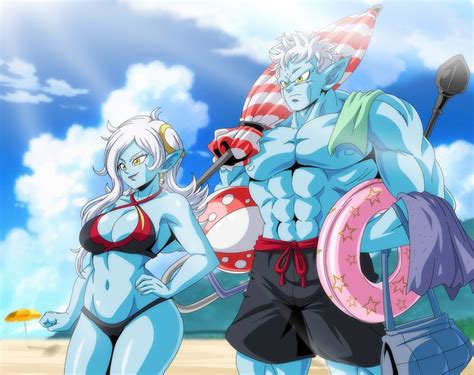 Towa And Mira Dragon Ball And 1 More Drawn By Lewdamone Danbooru