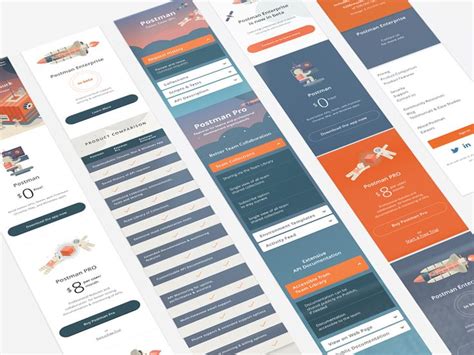 Postman App Redesign Mobile Postman App Postman App
